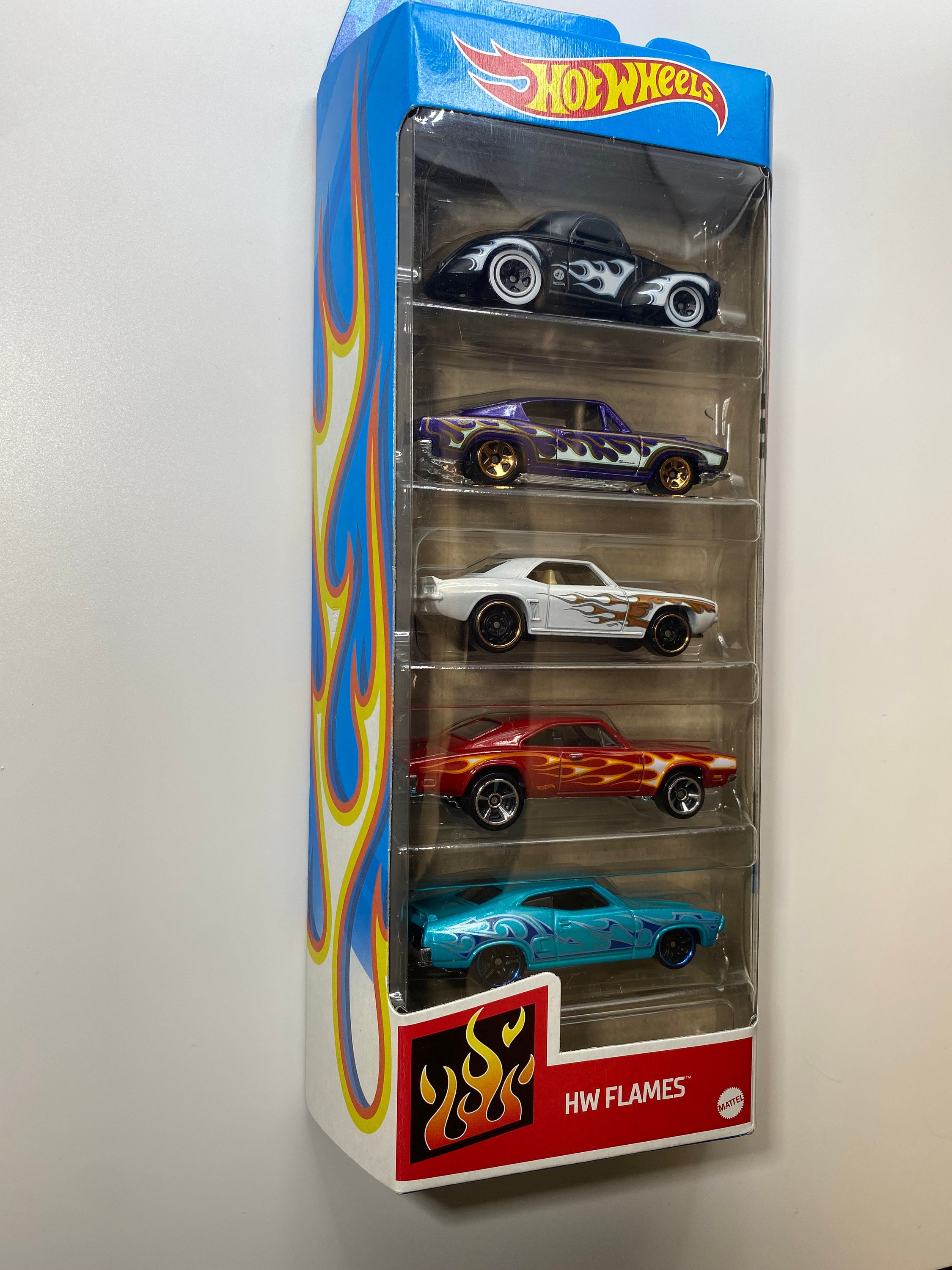 Hot Wheels Flames 5-pack - Etsy