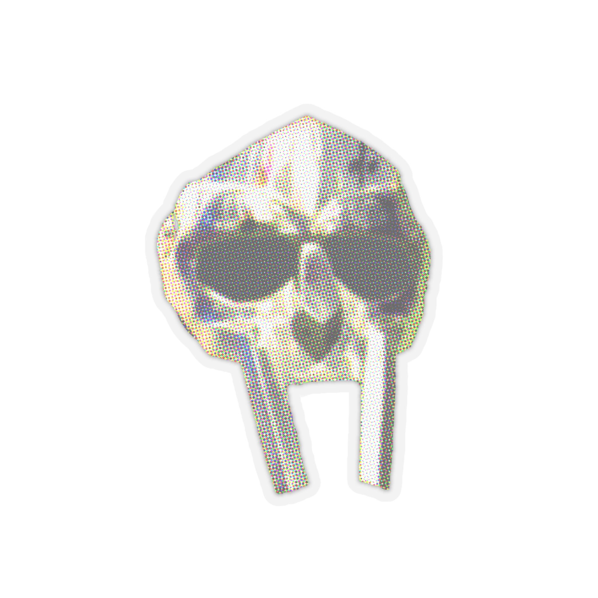 MF DOOM Logo Sticker Kiss-cut Sticker Madvillainy Mask - Etsy