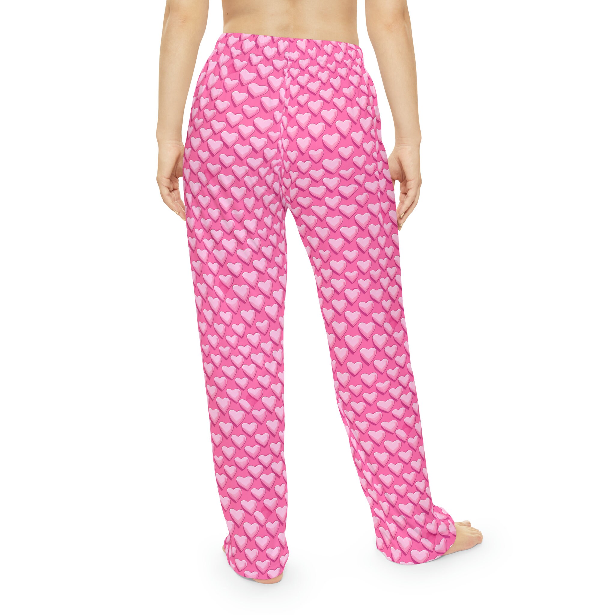 Roller Rabbit Dupe Pink Heart Women's Pajama Pants Super Comfy - Etsy