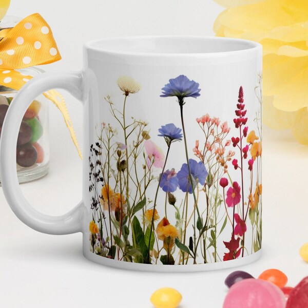 Pressed Flower Mug - Etsy