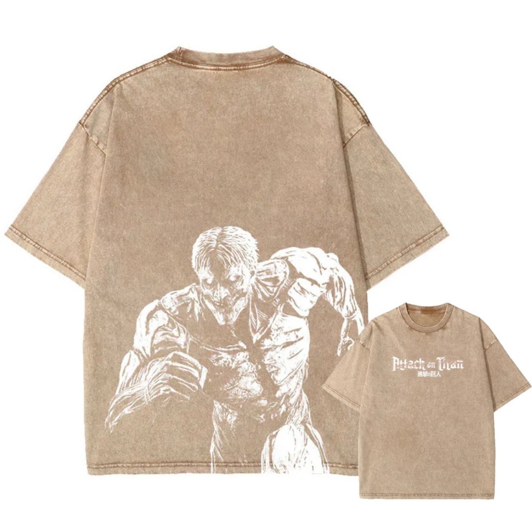 Armor Titan Custom Printed Tee Reiner Over-sized Vintage T Shirt AOT ...