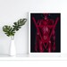 Scarlet Doja Cat Fan Art | Black & Red Digital Poster | Download PDF - Etsy