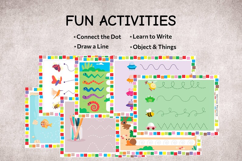 Printables Preschool Curriculum Learn to Write Activity Workbook Dot to ...