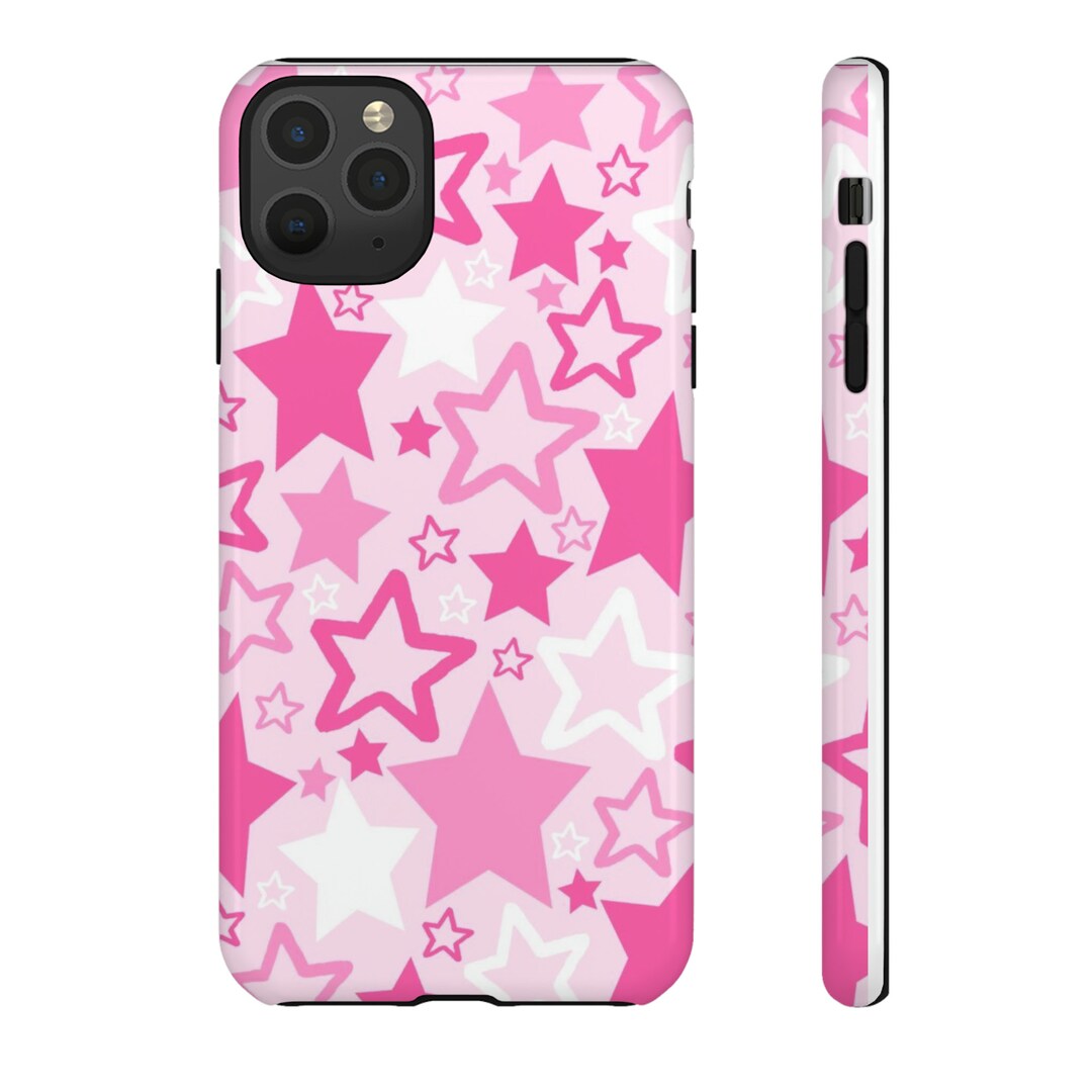 Hot Pink Preppy Star iPhone Tough Cases - Etsy