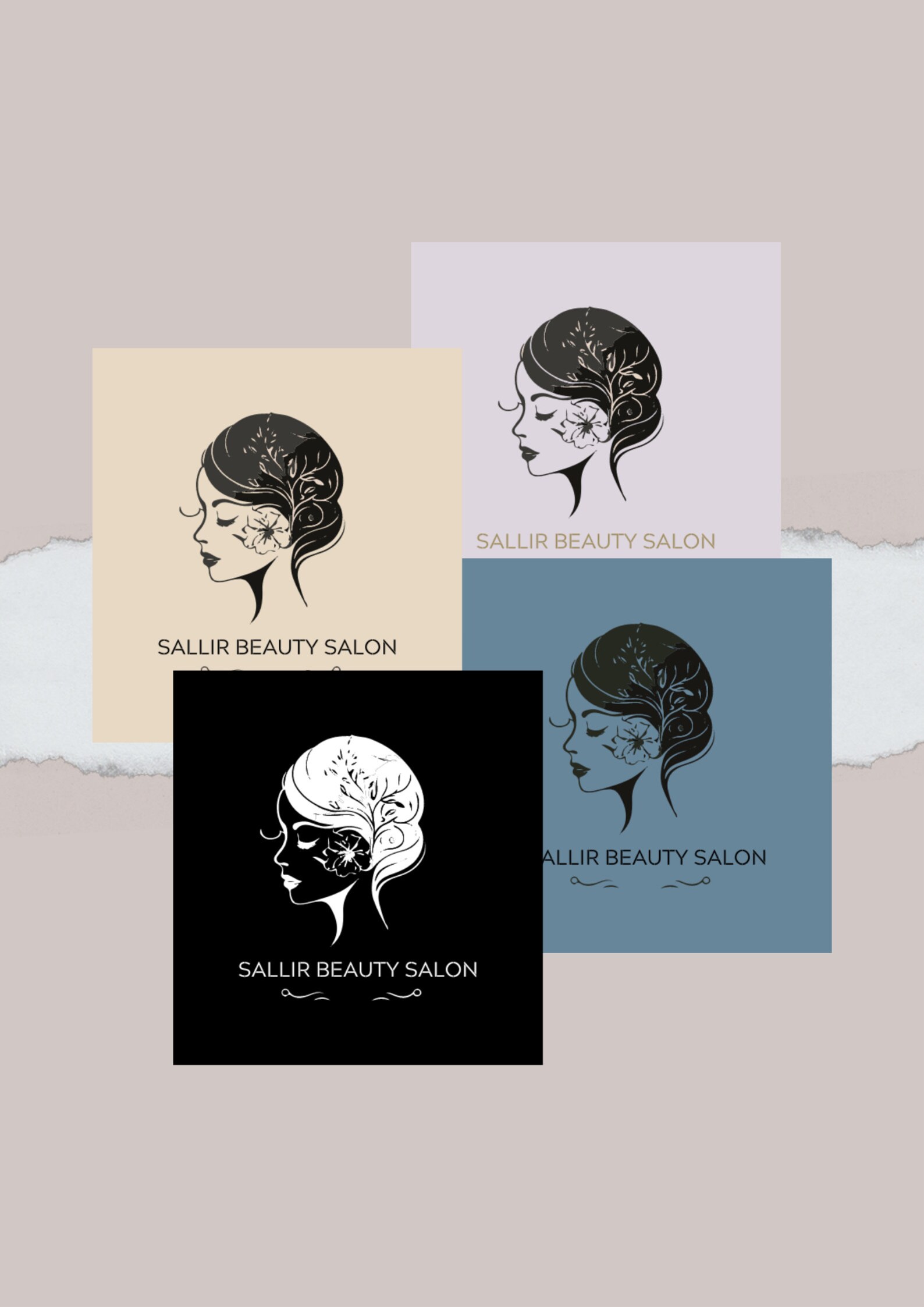 Fancy Beauty Logo Canva, Modern Logo for Beauty Industry, Beauty Logo ...