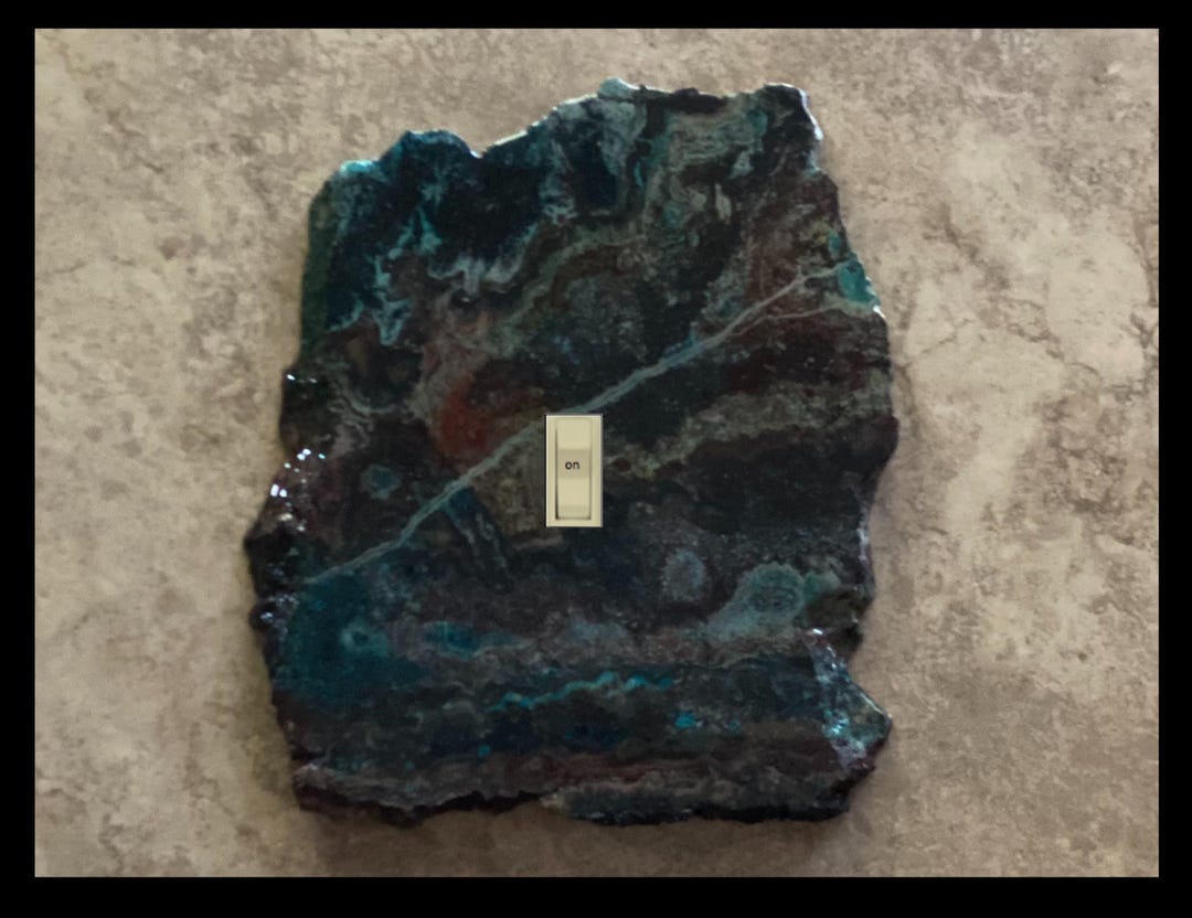 Polished Phoenix Stone Light Switch Cover Plate - Etsy