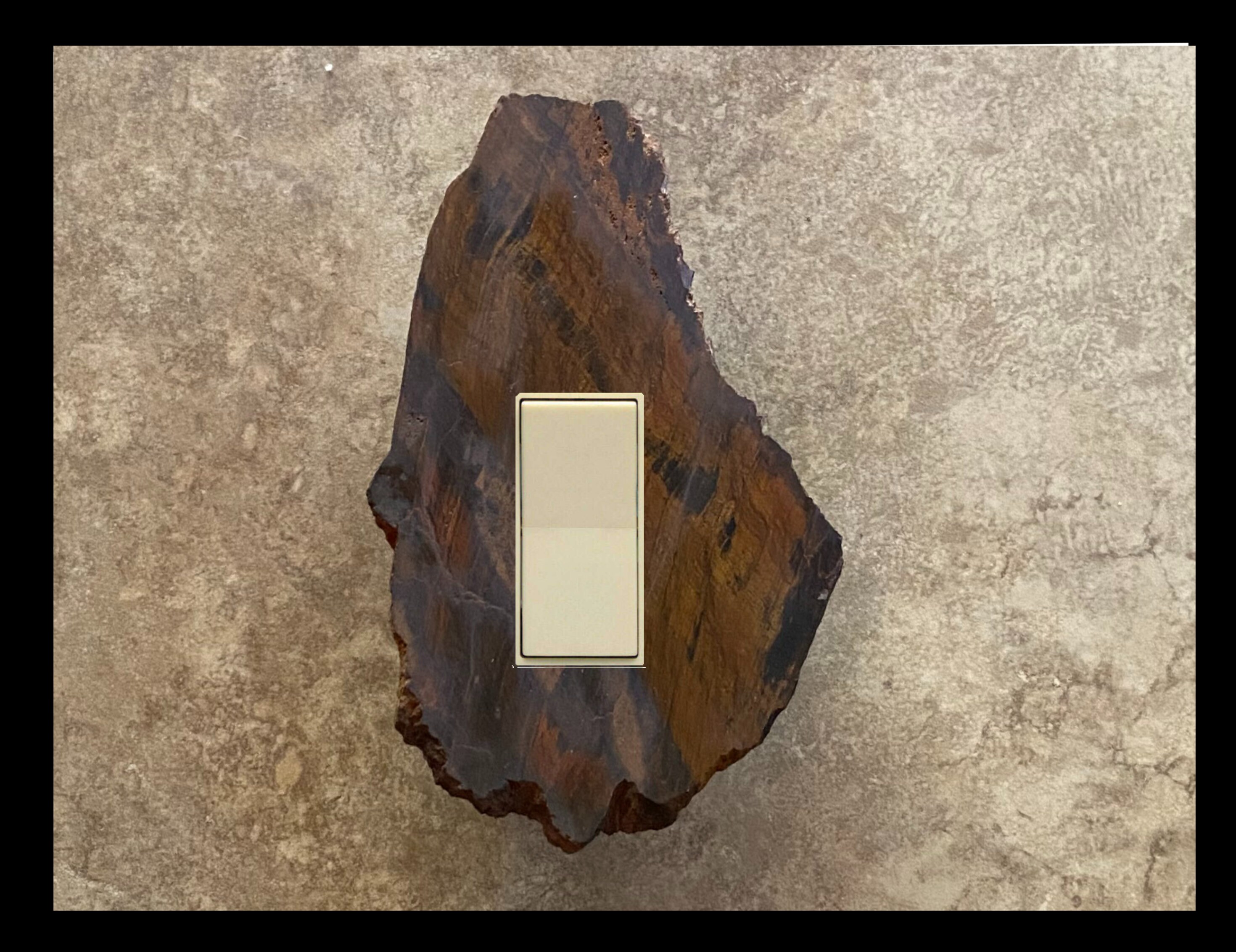 Unpolished, Binghamite Stone Light Switch Cover - Etsy