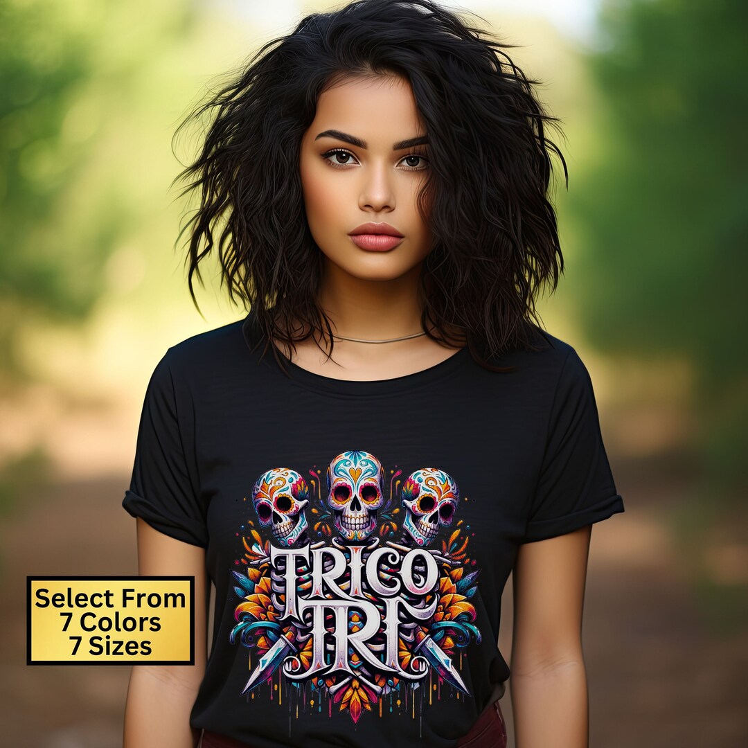 Day of the Dead Spanglish Unisex Halloween Skeleton Shirt Trick or ...
