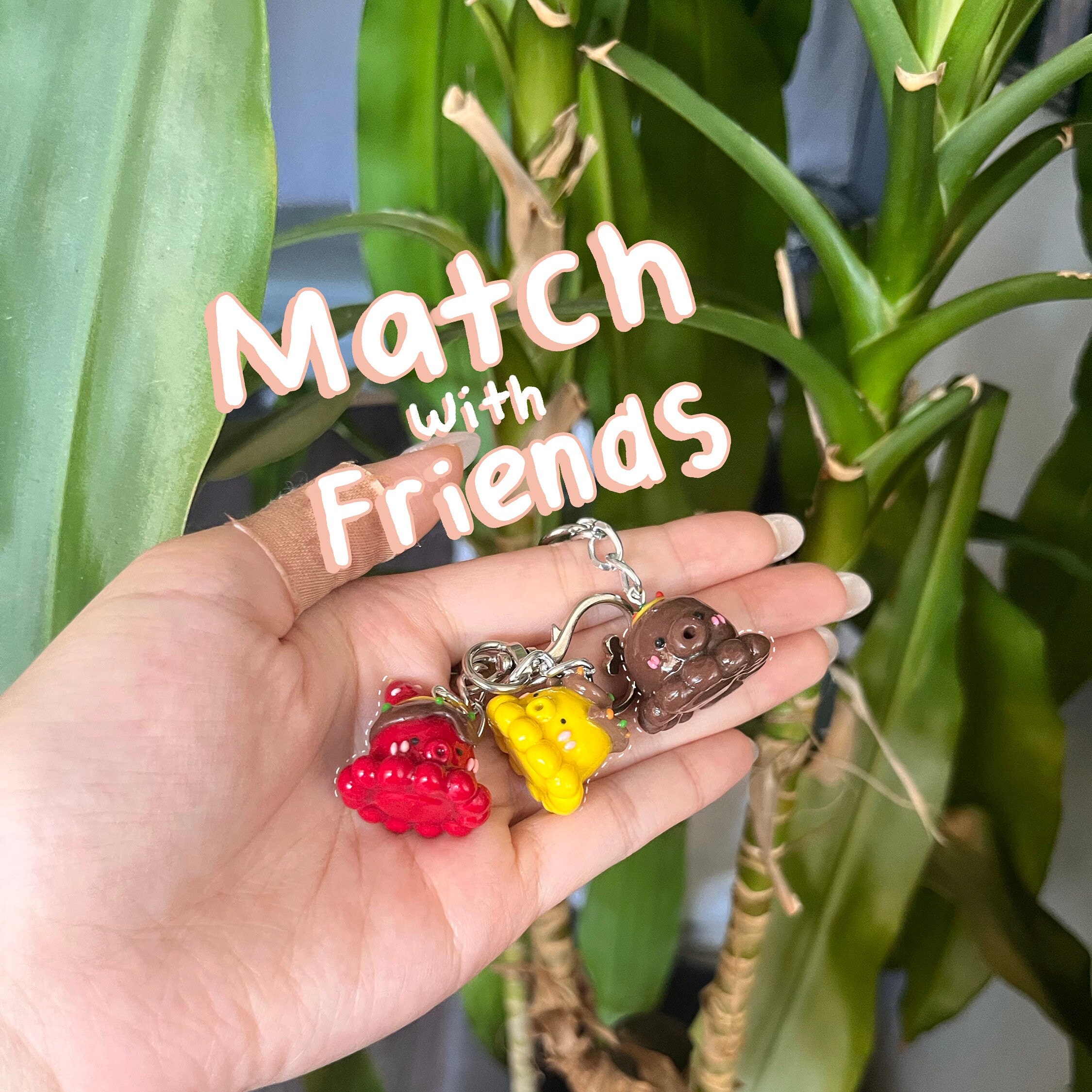 Custom Animal & Pet Polymer Clay Keychain Cute Handmade / Jojo Clayy - Etsy