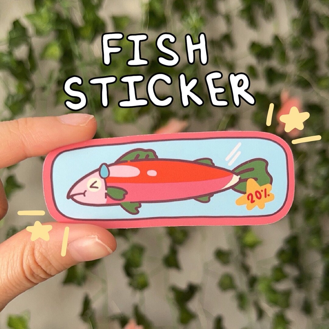 Fish Sticker for Journal Sticker / A Little Help Here? & Catfish ...