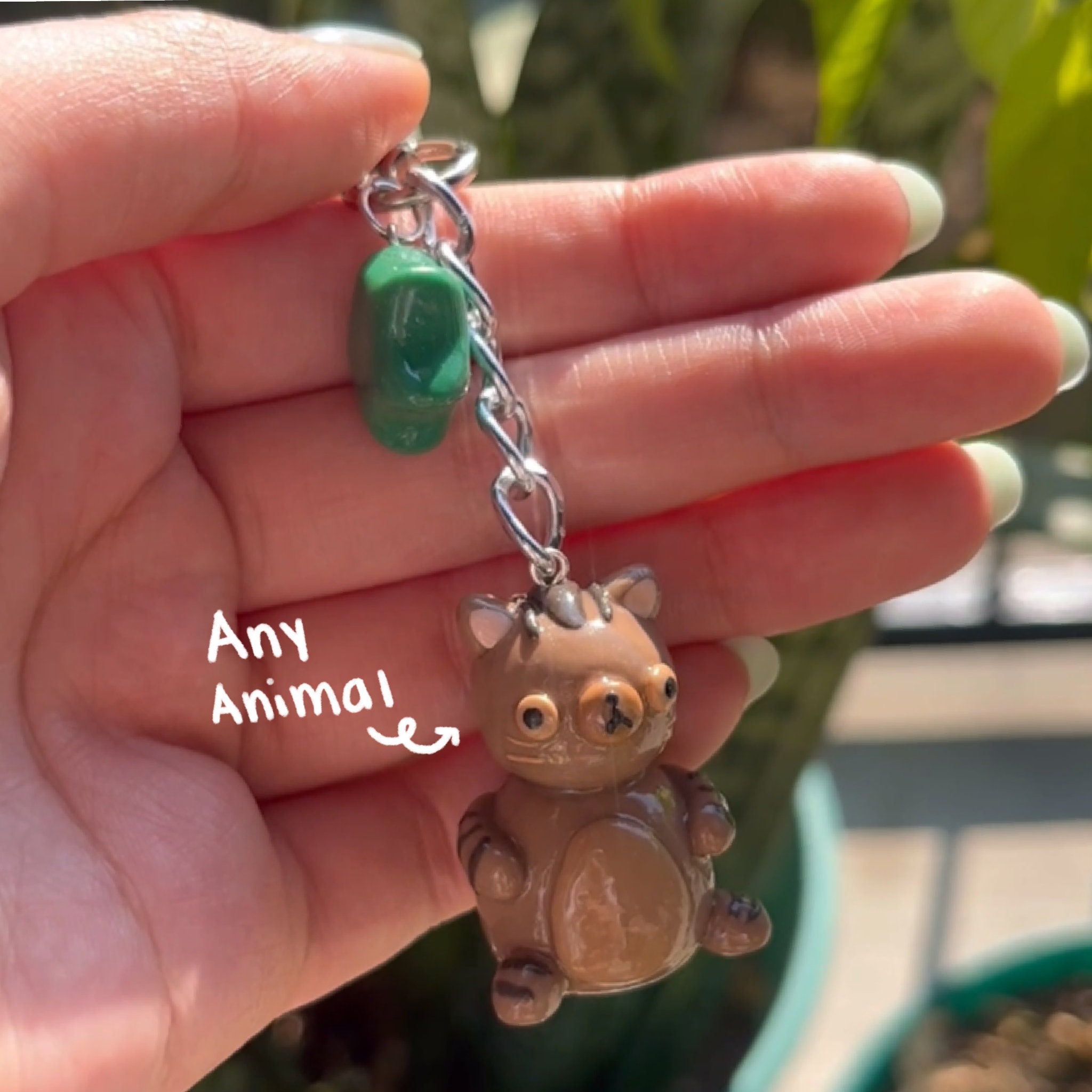 Custom Animal & Pet Polymer Clay Keychain Cute Handmade / Jojo Clayy - Etsy