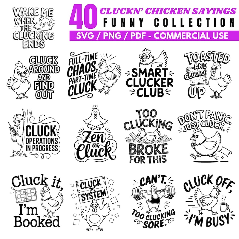 Chicken Sayings - Etsy