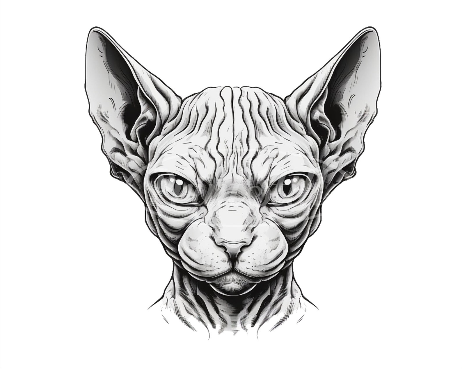 Sphynx Cat Png 01, Sphynx Clipart, Sphynx Sublimation, Cat Clipart ...