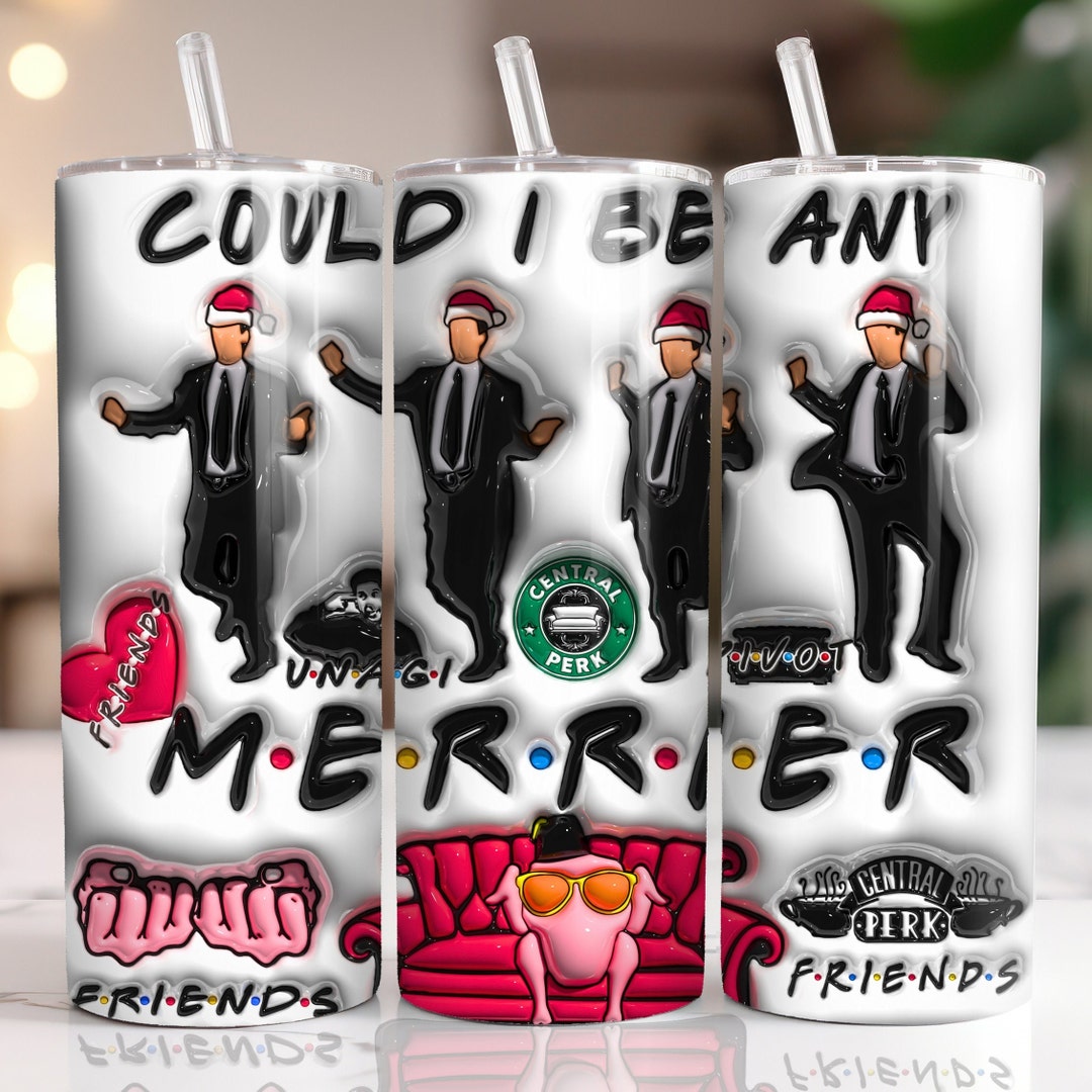 3D Inflated Friends Christmas Could I Be Any Merrier Chandler - Etsy UK