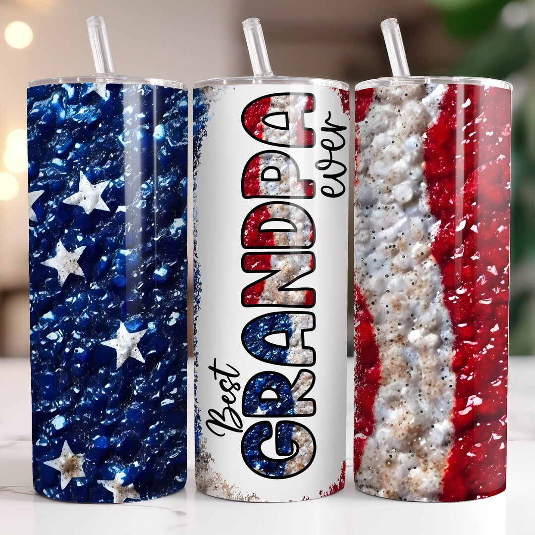 Bester Opa aller Zeiten 3D Tumbler Wrap, amerikanischer Vater Png, 3D ...