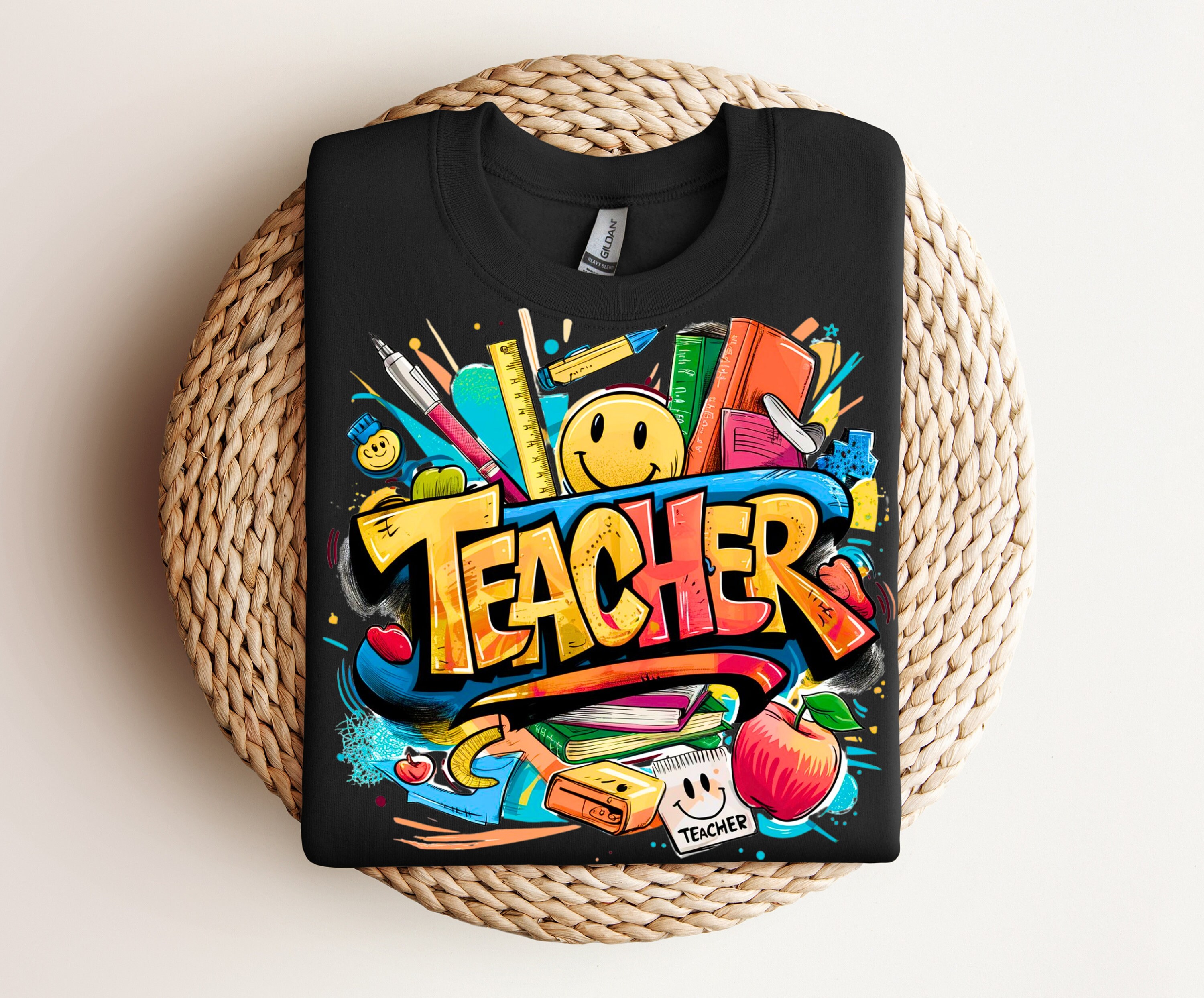 Teacher PNG, Back to School Png, Shirt Design PNG ,teachers, Bright ...