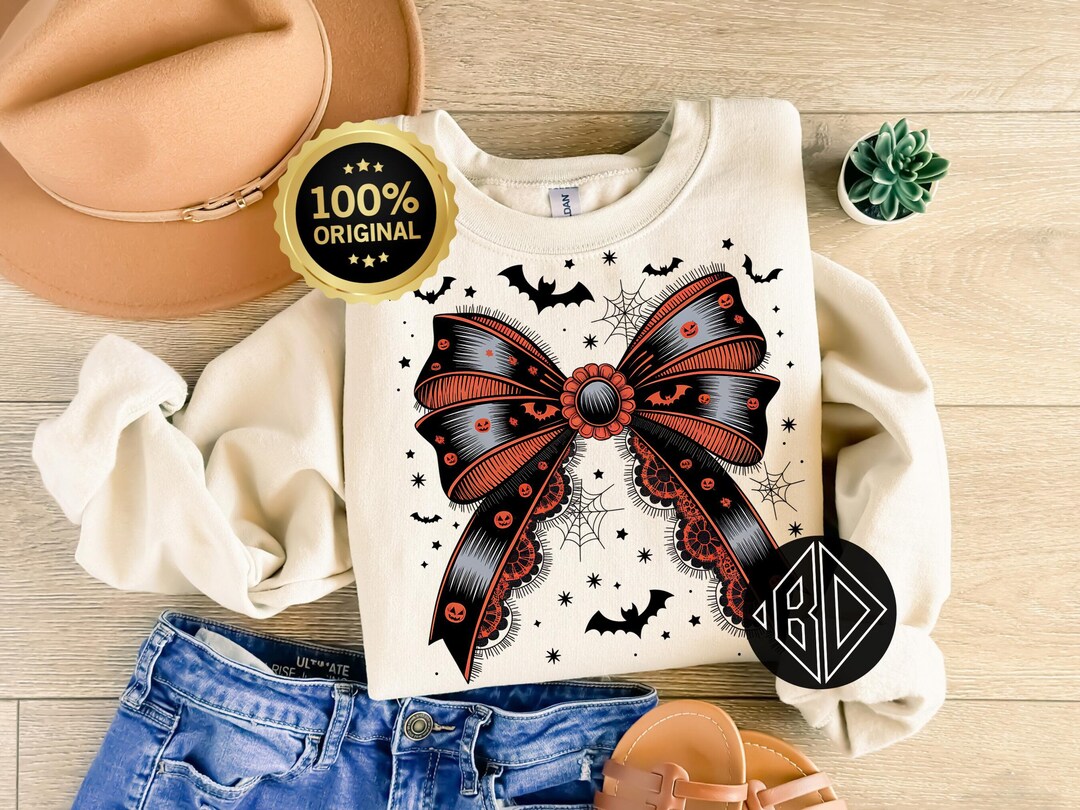 Halloween Coquette Bow PNG, Witches, Sublimation Design (digital ...
