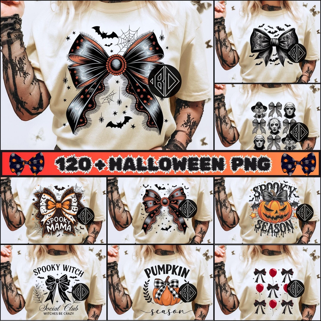 Vintage Halloween Bundle 120+ Png, Halloween Bundle Png, Pumpkin ...