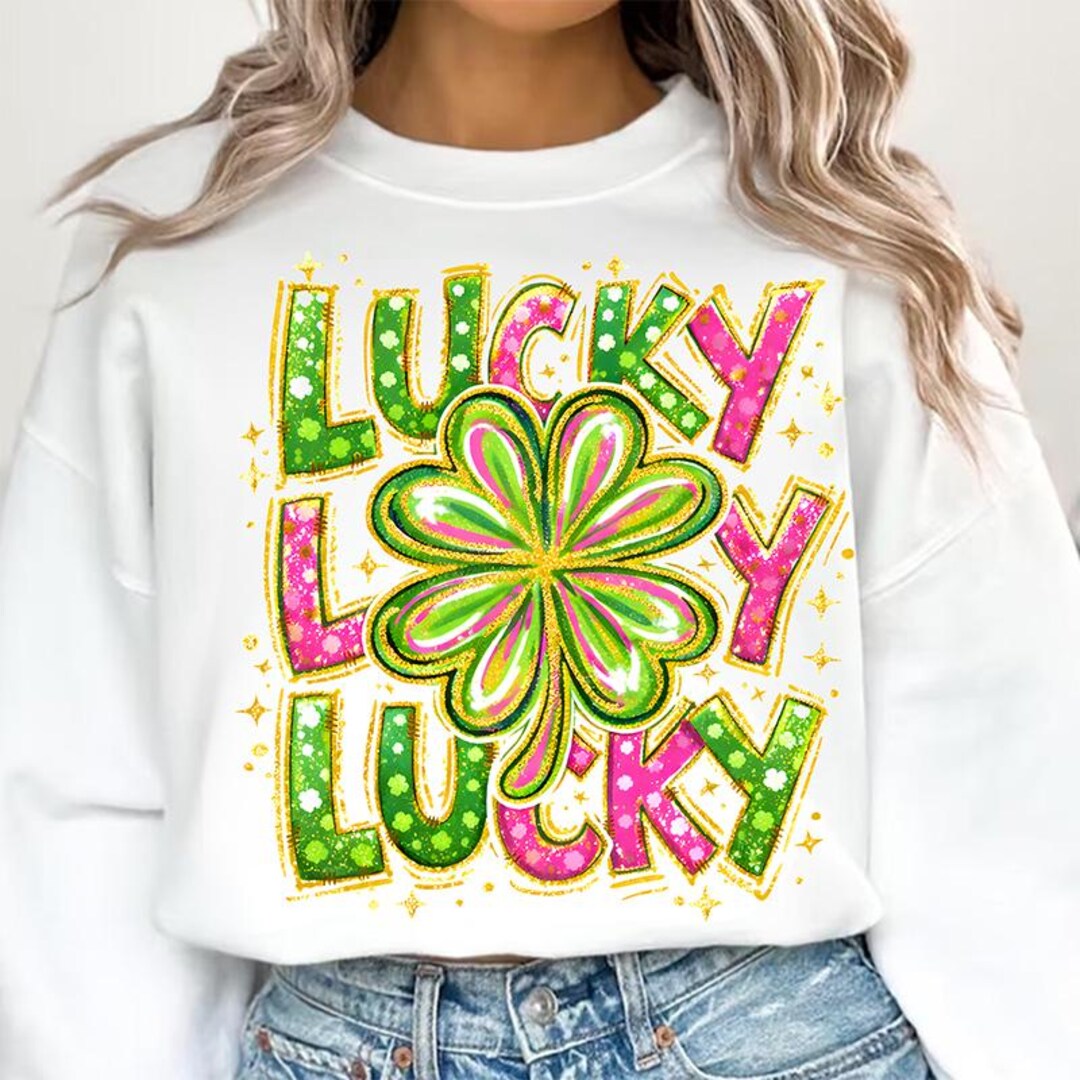 Lucky Shamrock PNG, Hand Painted St Patrick’s Day Design With Subtle ...