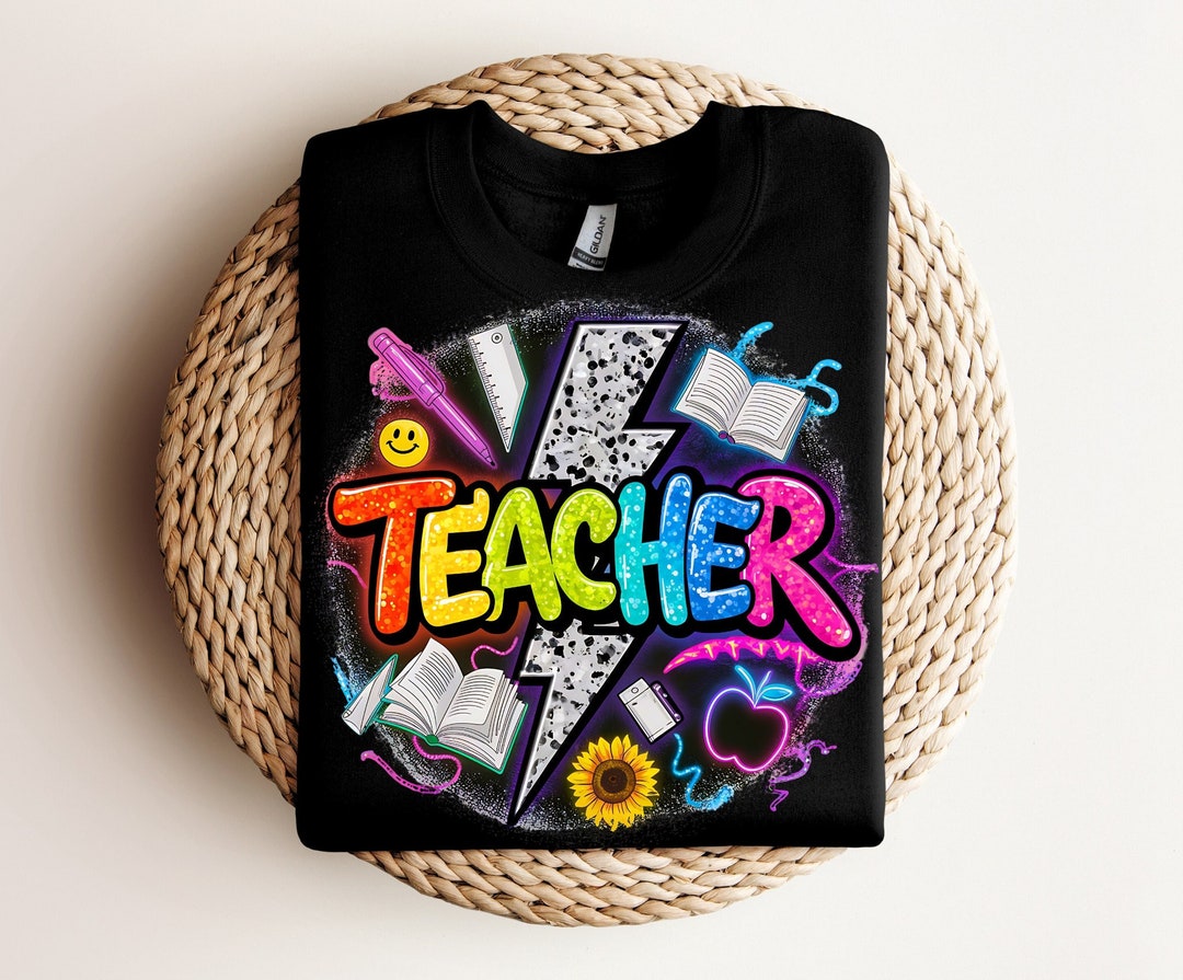 Teacher PNG, Retro Back to School Png, Shirt Design PNG ,teachers ...