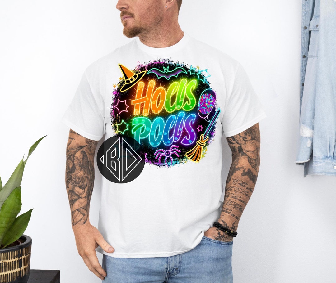 Hocus Pocus Png, Neon Halloween Png, Retro Halloween Png, Funny ...