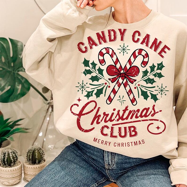 Candy Cane Christmas Club Png, Christmas, Santa Claus PNG, Christmas ...