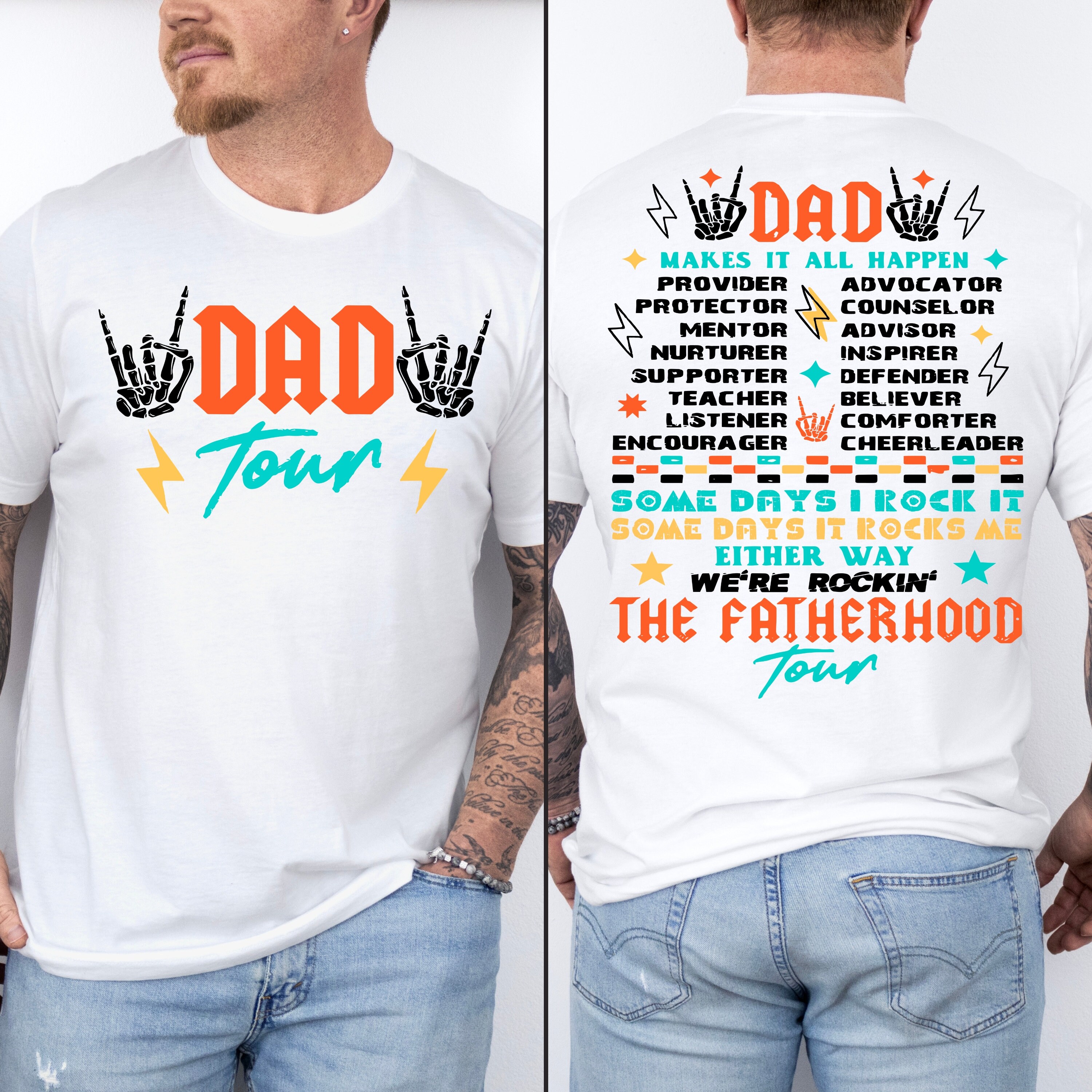 Fatherhood Tour Png, Dad Tour Png, Some Days I Rock It Png, Dad ...