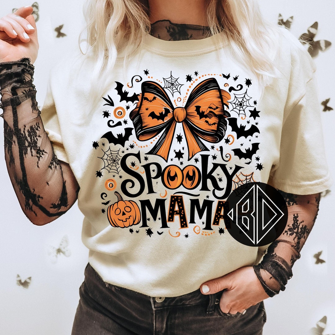 Spooky Mama Png, Coquette Mama Halloween Png ,funny Halloween PNG ...