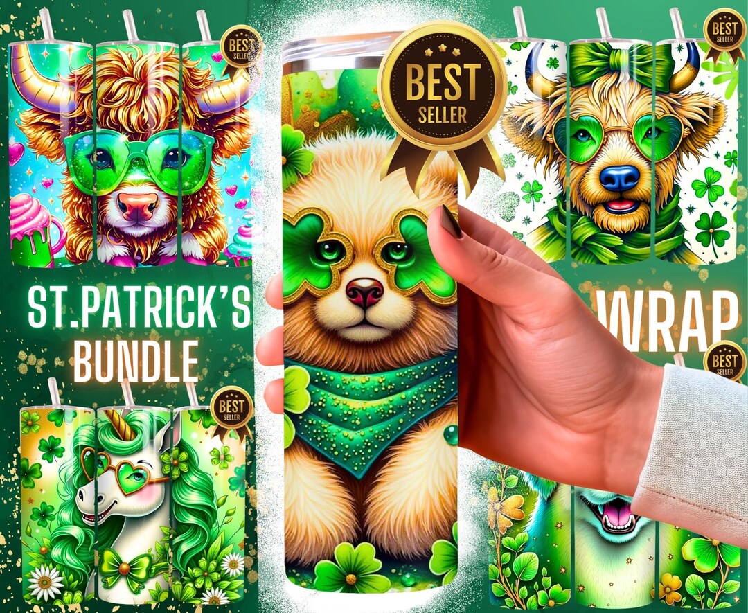 20+ Cute Animals St. Patrick's Bundle 2025 Super High Quality ...