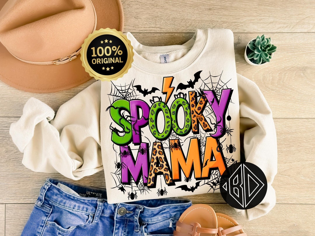 Spooky Mama Png, Trick or Treat Png ,pink Halloween PNG, Spooky Season ...