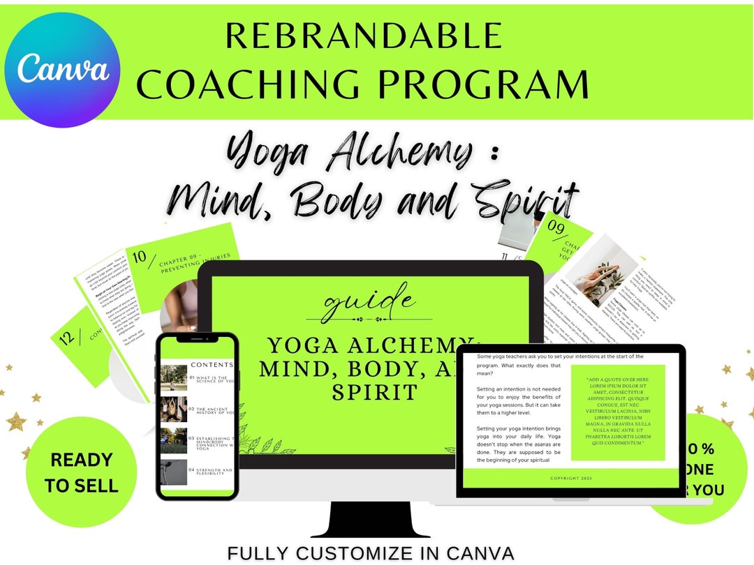 Yoga Alchemy: Mind, Body, and Spirit for You Workbook, Yoga Program ...