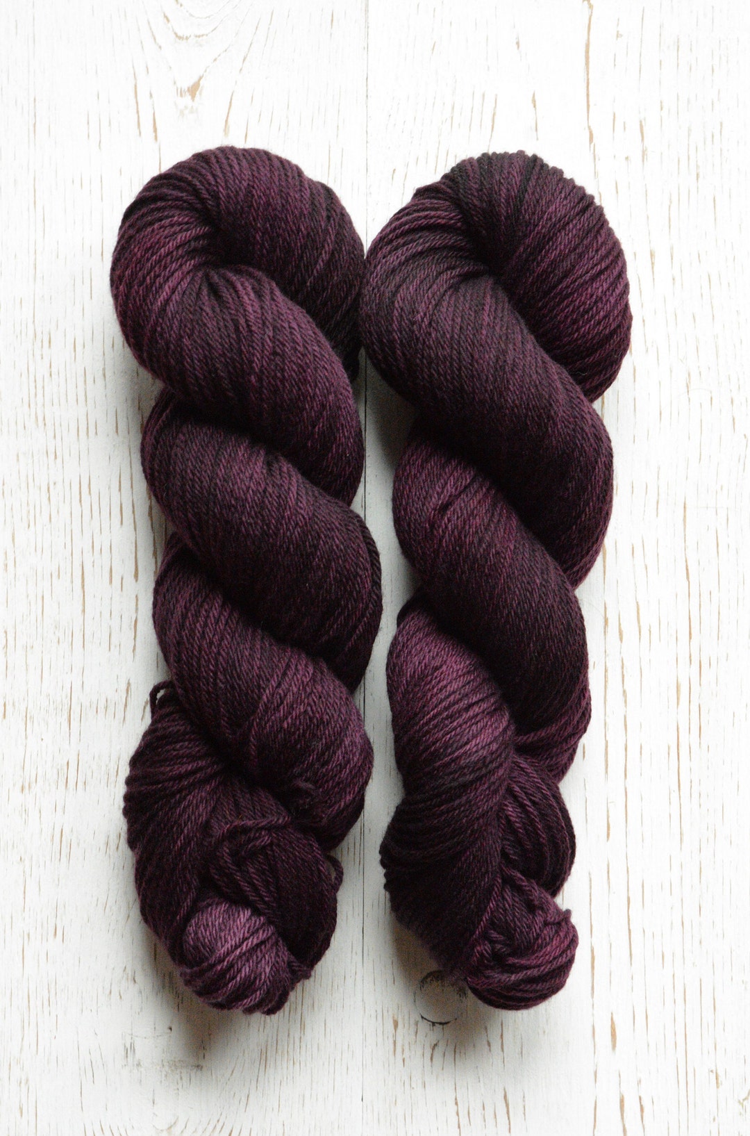 Mulberry - 4-ply 100% Non-super Wash Worsted Weight Merino Yarn. 100g ...
