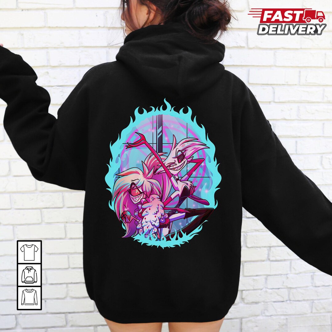 ADDICT Angel Dust X Cherri Bomb Shirt, Sweatshirt, Hoodie, Hazbin Hotel ...