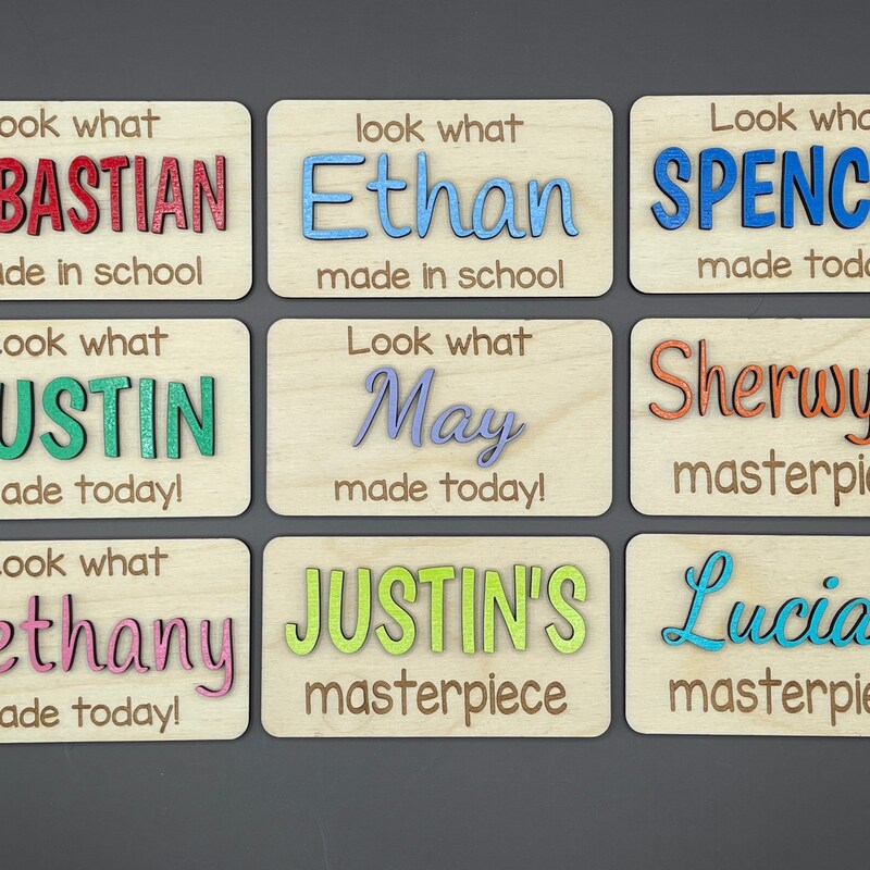 Look What I Made Sign - Etsy