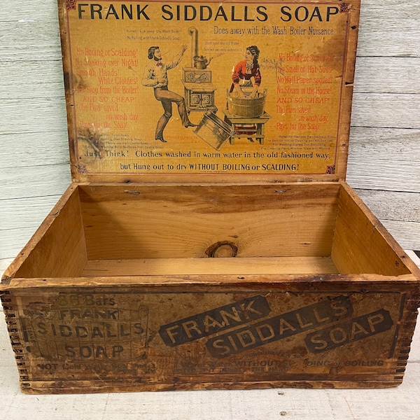 Antique Soap Box - Etsy