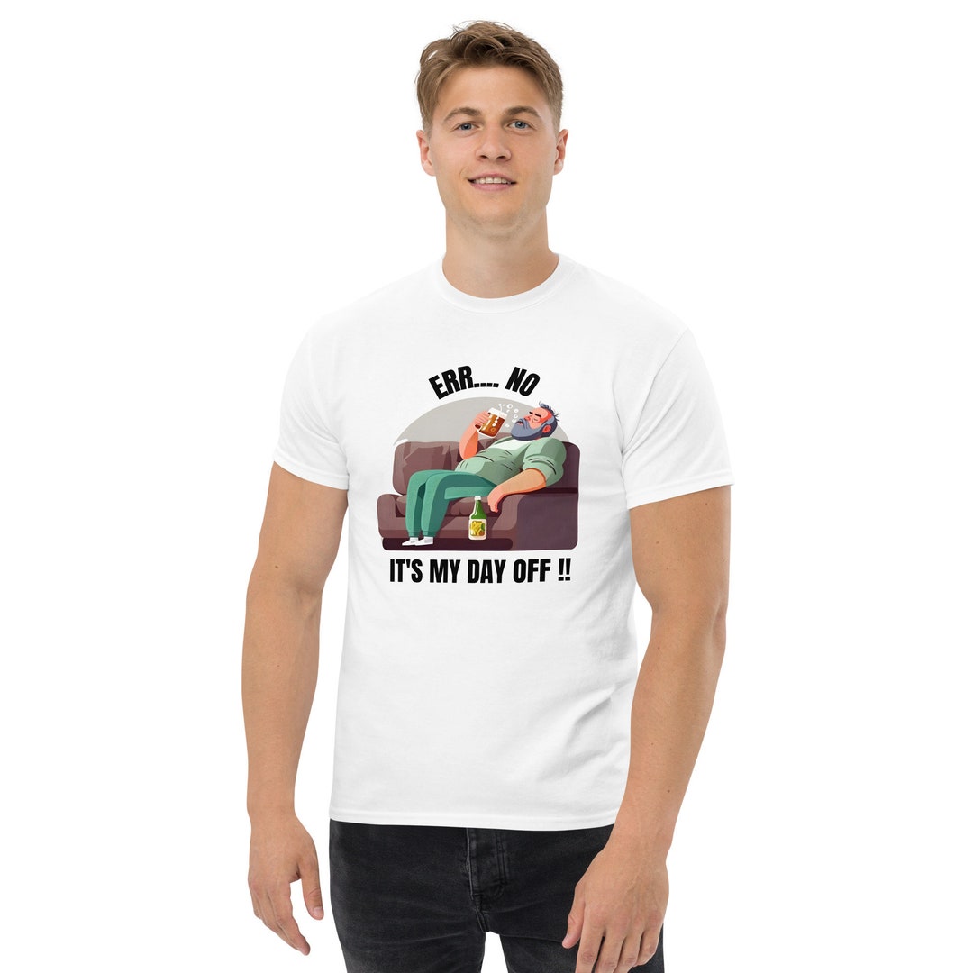 Men's Classic Tee, Man's Day off Shirt - Etsy