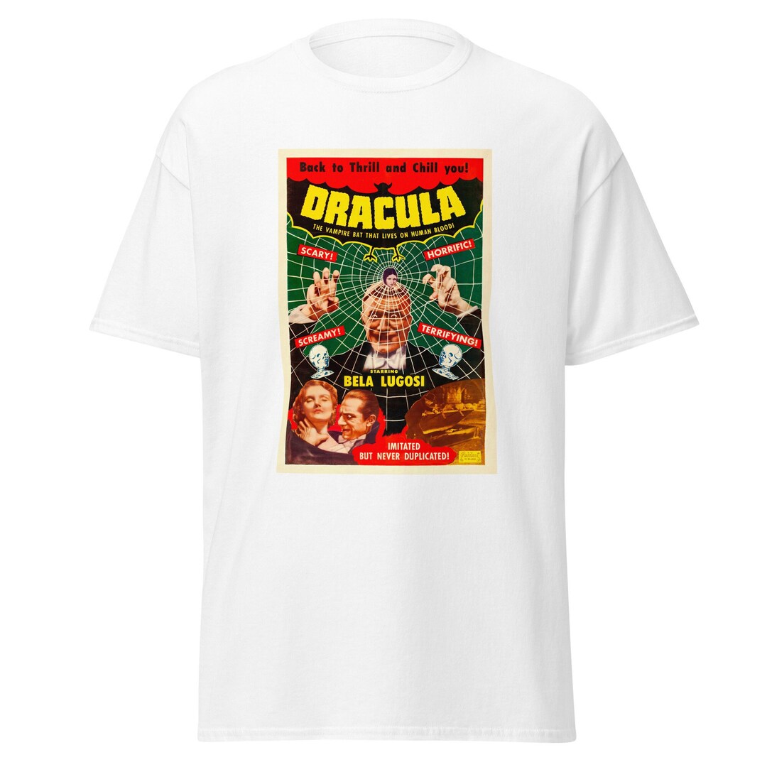 Classic Movie Poster Shirt of Dracula Shirt for Halloween Vampire Shirt ...