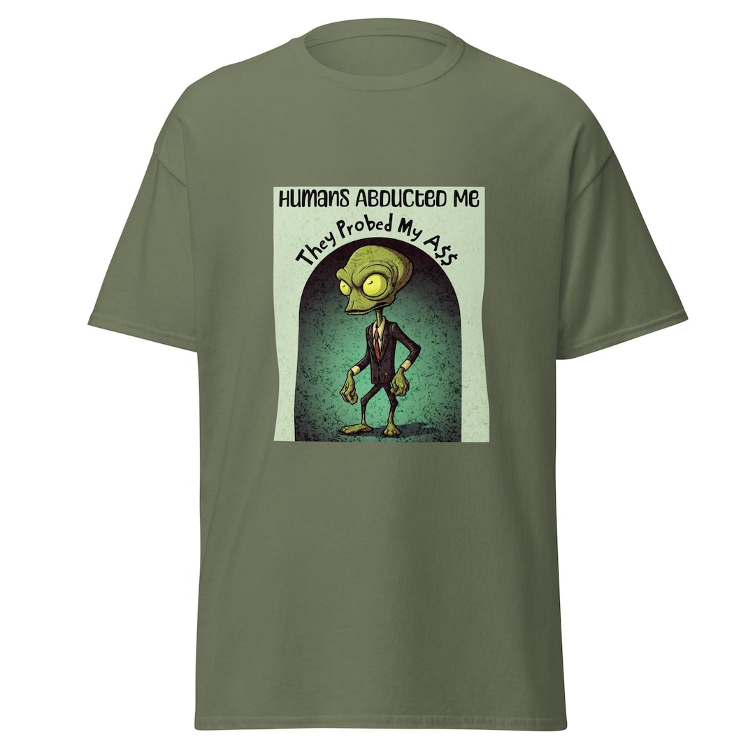 Funny Alien T Shirt of Alien Abduction Shirt for UFO Enthusiasts Top ...