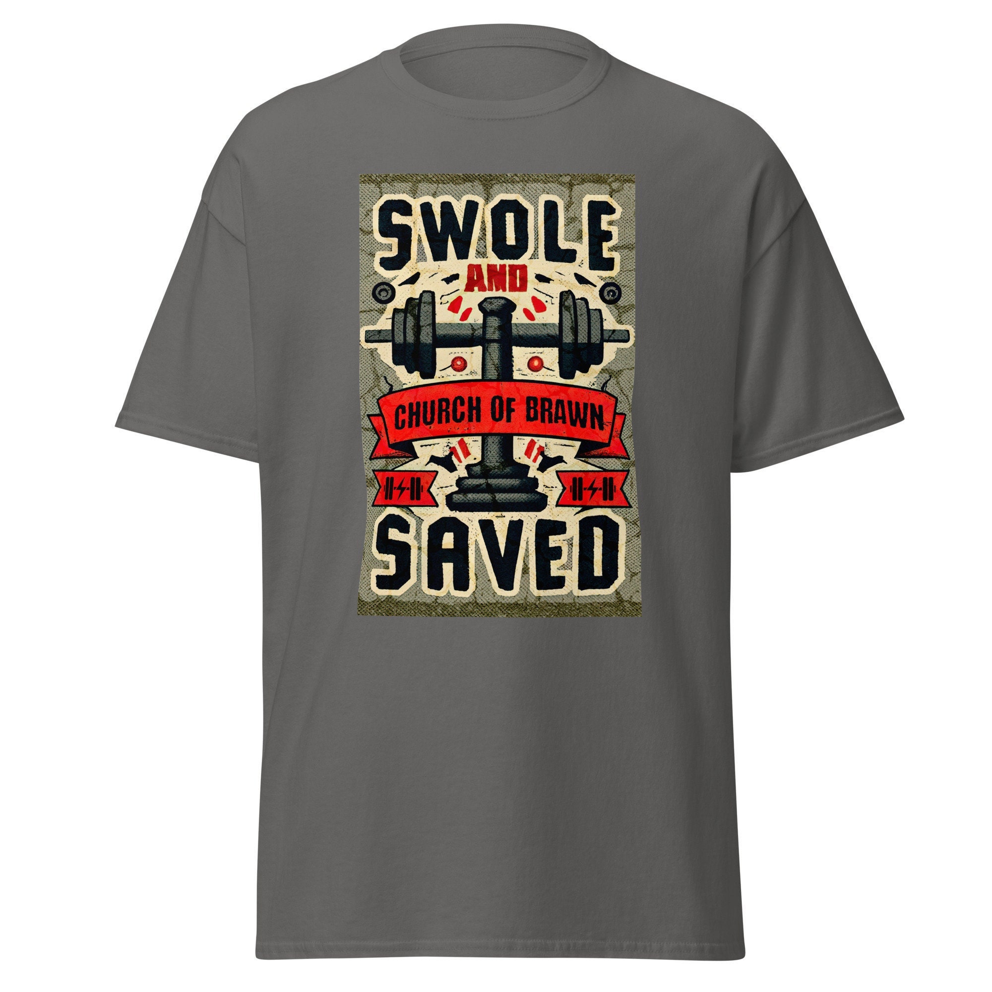 Swole and Saved Gym Top for Work Out Sayings Shirt for Gym Rat Shirt ...