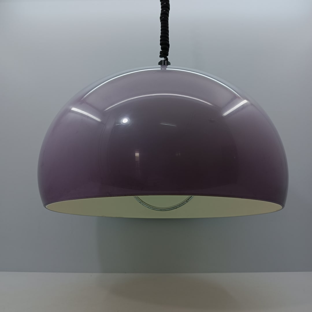 Vintage Volvit Acrylic Space Age Ceiling Lamp Mid Century Pendant Light ...