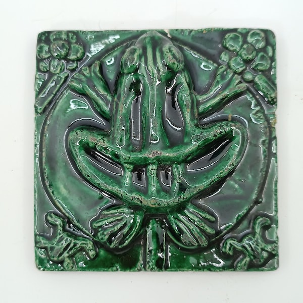 Frog Ceramic Tile - Etsy