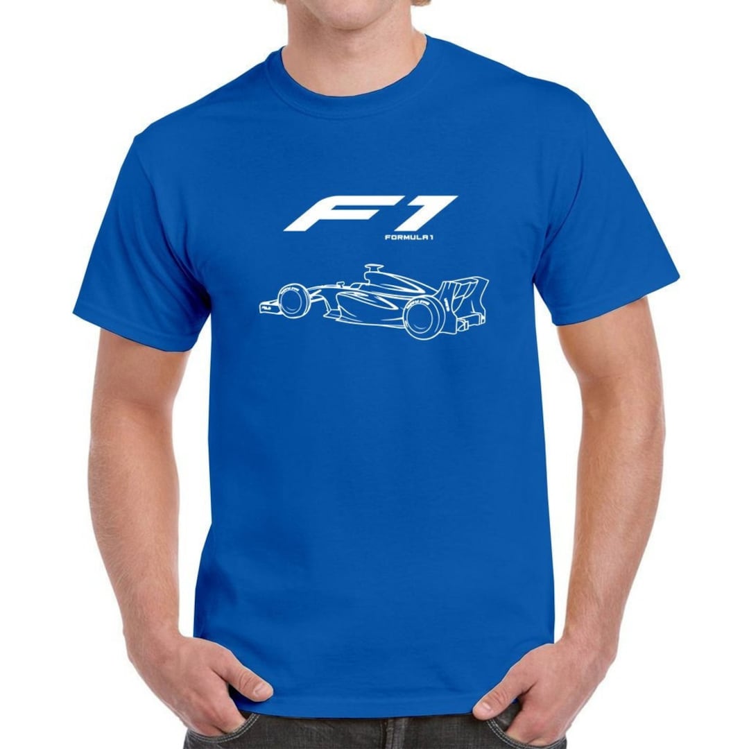 F1 Formula 1 Inpired T Shirt Minimalist Design Formula One Racing Car ...
