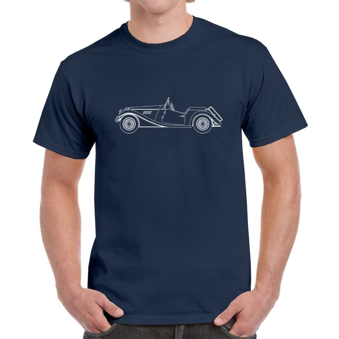 Morgan 4/4 Convertible Shirt British Classic Vintage Car Minimalist Tee ...