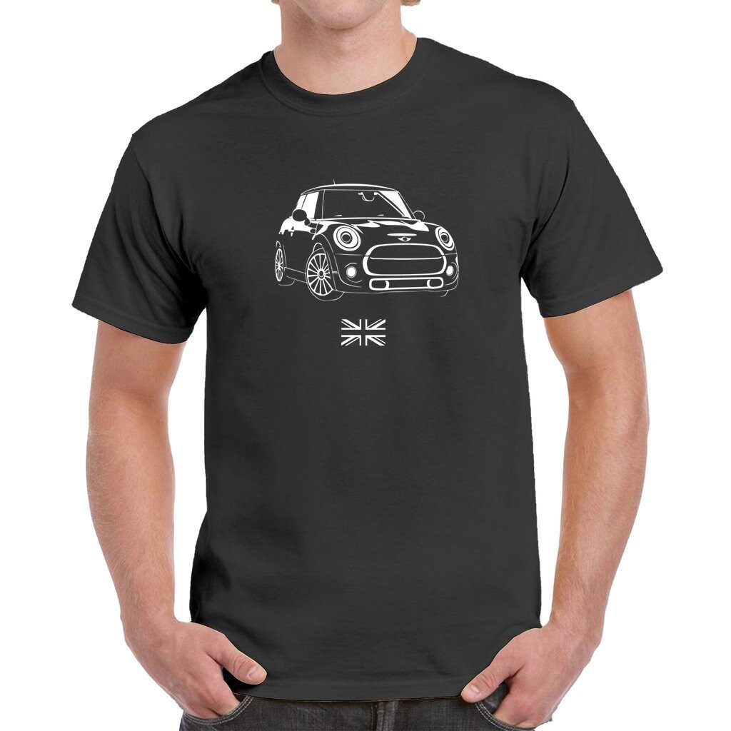 Mini Cooper Inspired T Shirt Minimalist Design British Flag Tee Mini ...
