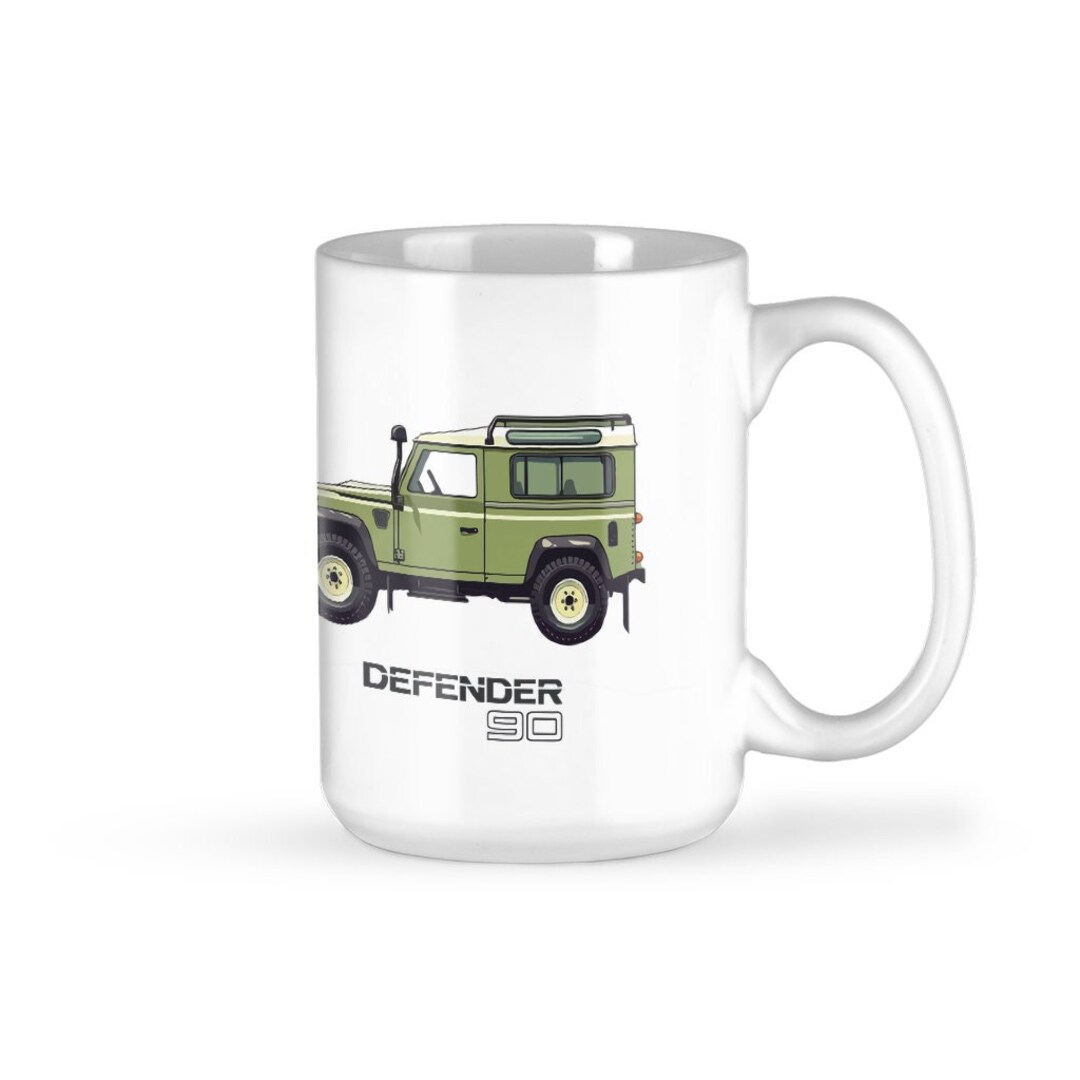 LR Rover Defender 90 Inspired Large Coffee Mug 15oz - Etsy