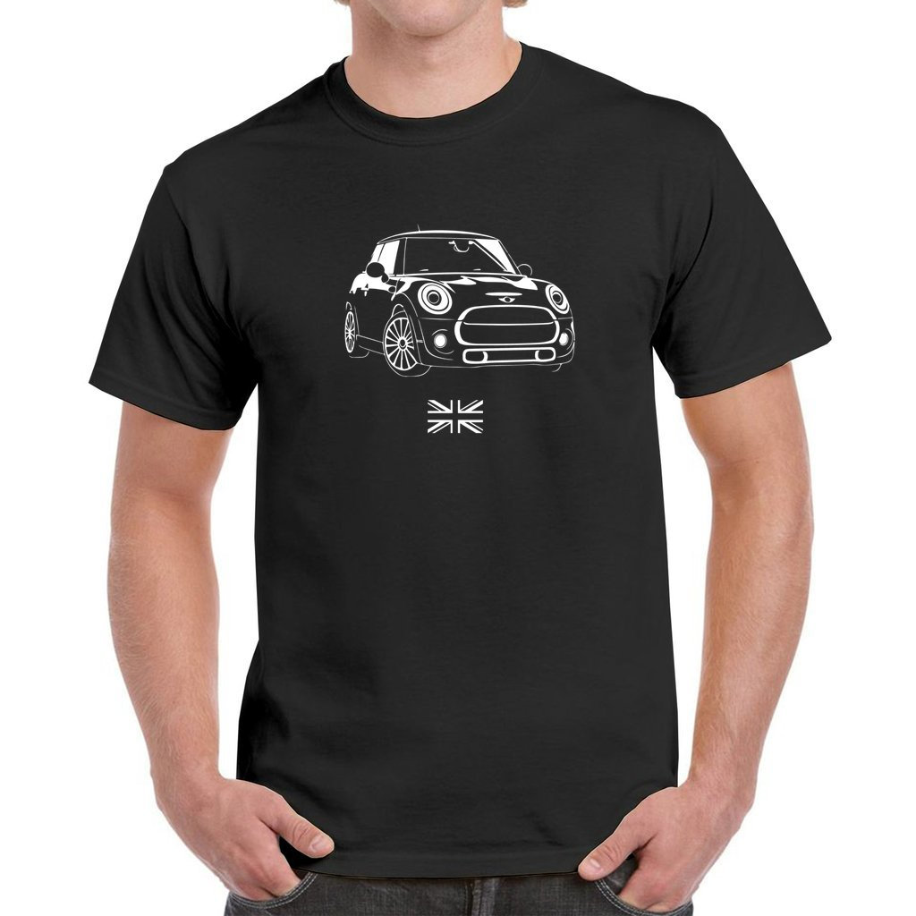 Mini Cooper Inspired T Shirt Minimalist Design British Flag Tee Mini ...