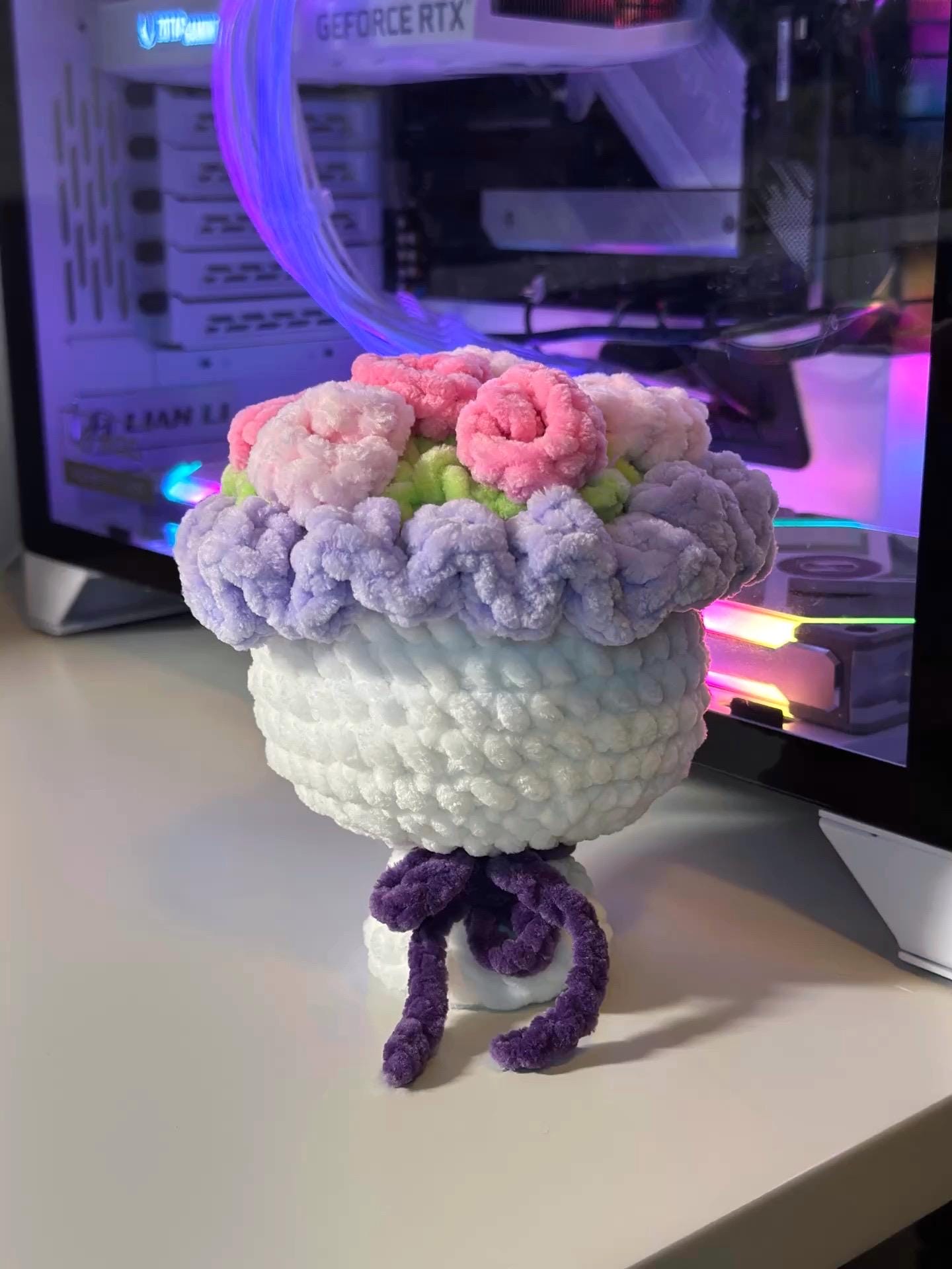 Mini Rose Bouquet Crochet | Rose Bouquet Amigurumi | Flower Bouquet ...