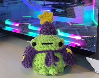 Crochet Wizard Leggy Frog - Etsy