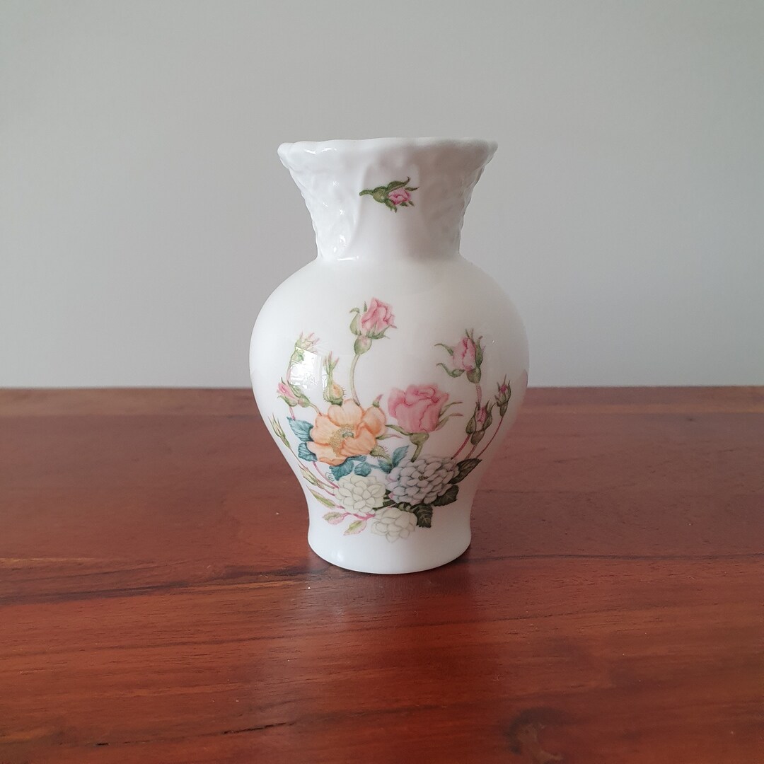 Vintage Coalport Rose Garden Porcelain Posy Vase Made in England - Etsy