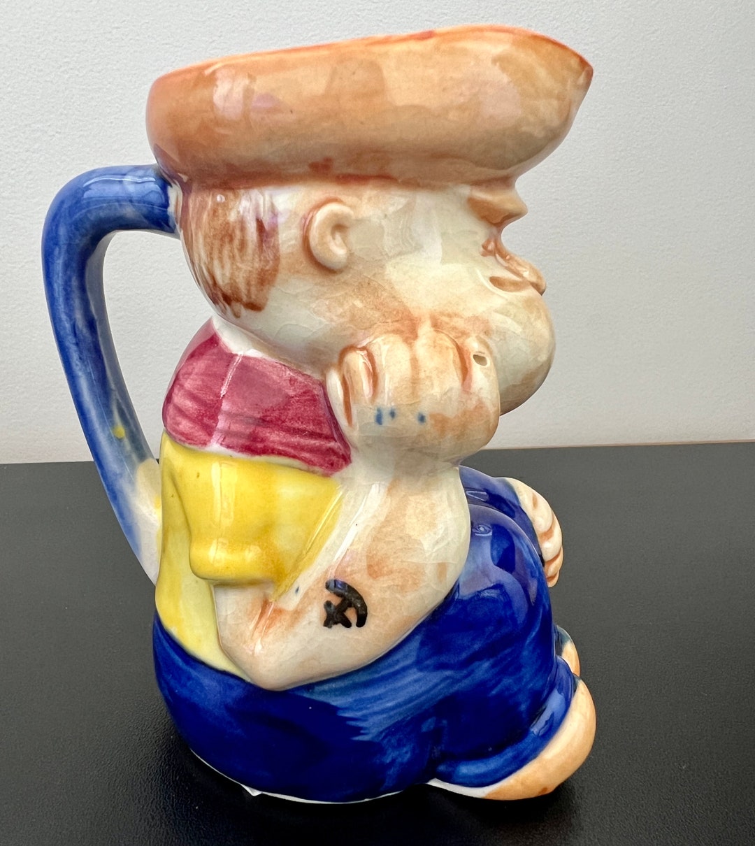 1940s Rare Vintage POPEYE TOBY JUG, Ceramic Popeye the Sailor Man Mug ...
